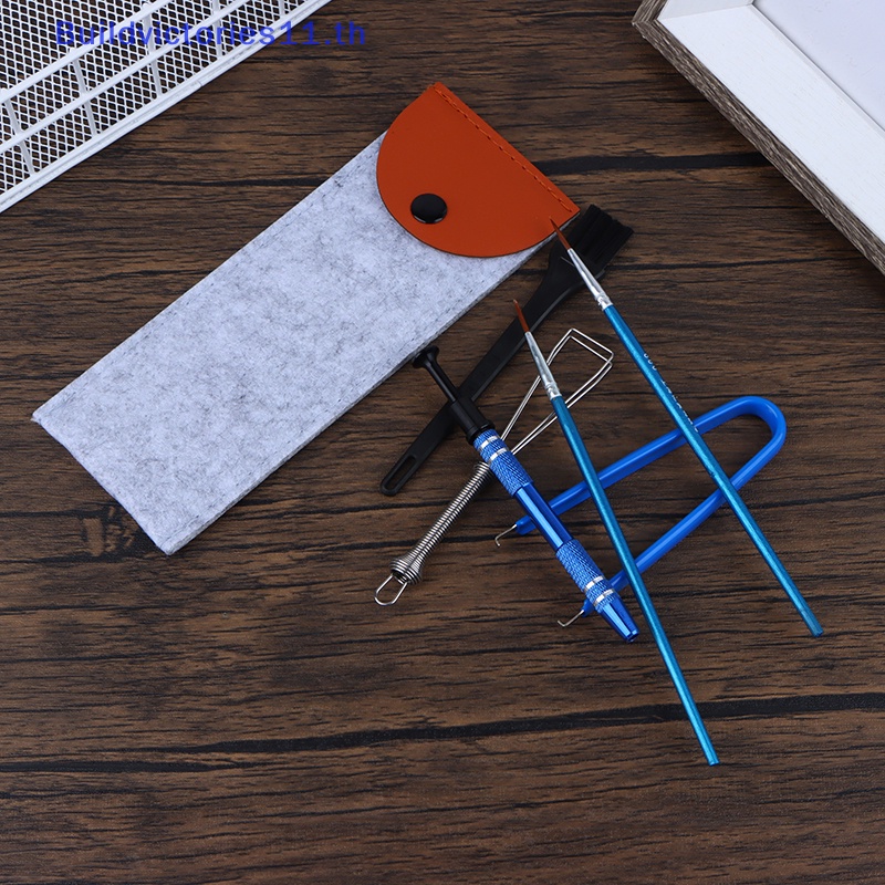 Buildvictories11 คีย์บอร์ดทําความสะอาดชุดเครื่องมือโลหะ Keycap Puller ...