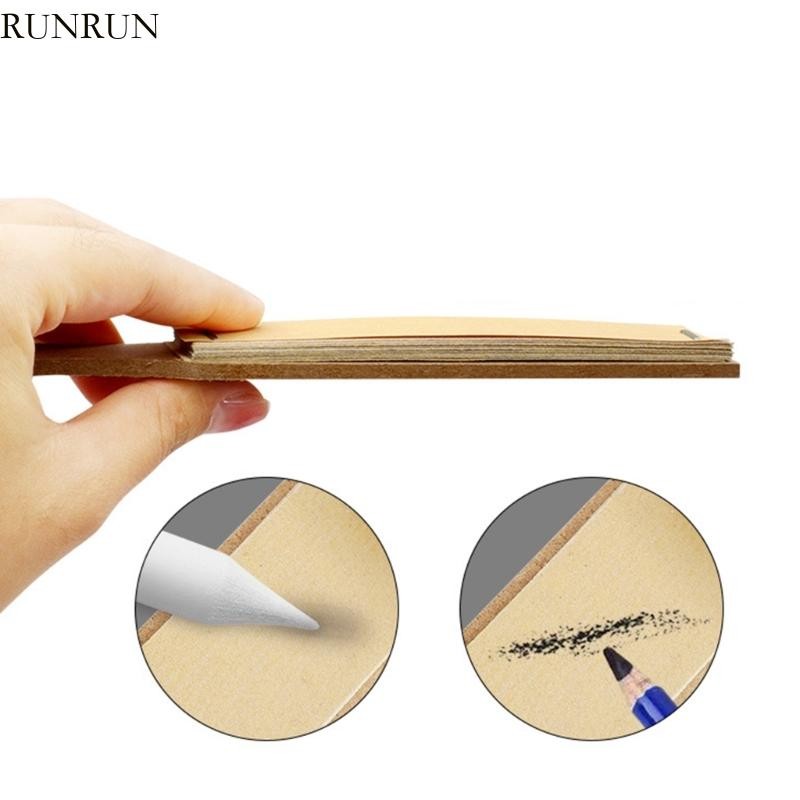 Run 3 6PCS Artist Blending Stump และ Tortillion Art Blender ชุดกระดาษ ...