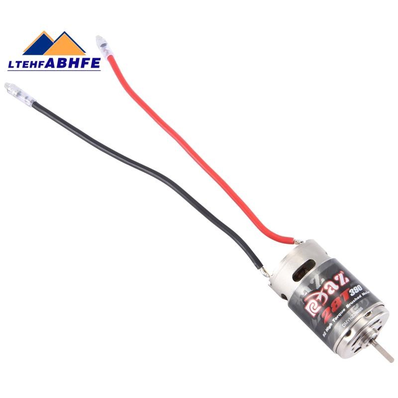 1 ชิ้น DC12V 390 28T Mini DC มอเตอร์ 13000RPM ความเร็วสูง Great Torsion ...