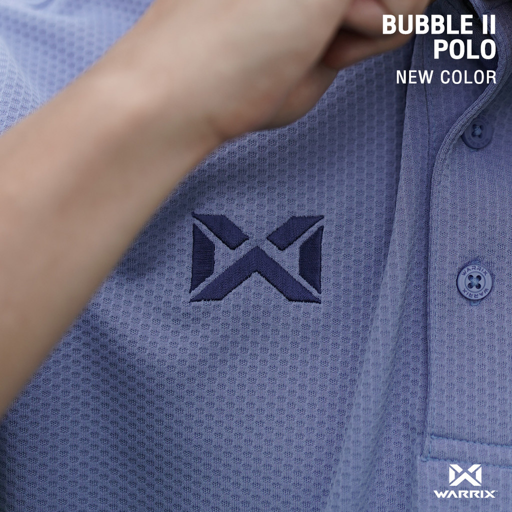 เสื้อโปโล WARRIX เสื้อ WARRIX WA-3329 WA-PLA029 คอจีน BUBBLE II แท้100% | Shopee Thailand
