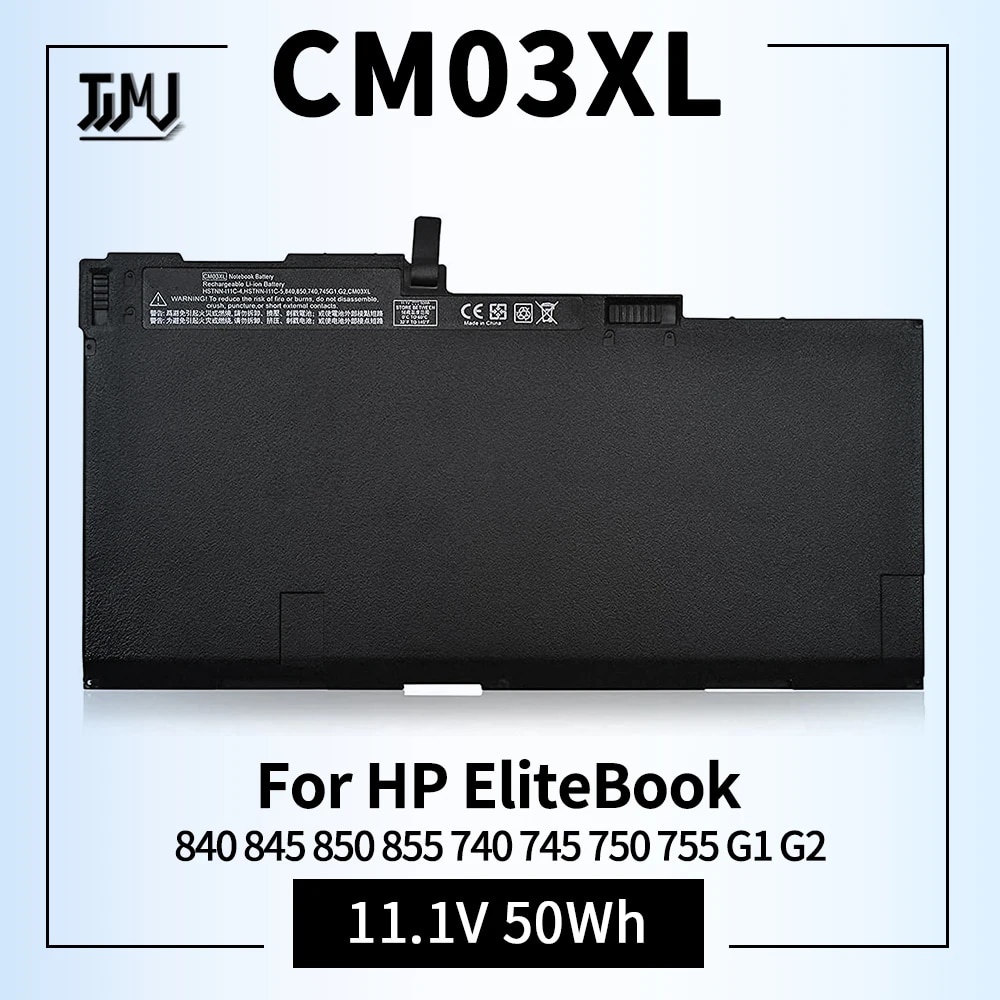 CM03 CM03XL แบตเตอรี่ for HP EliteBook 840 845 850 855 740 745 750 755 ...