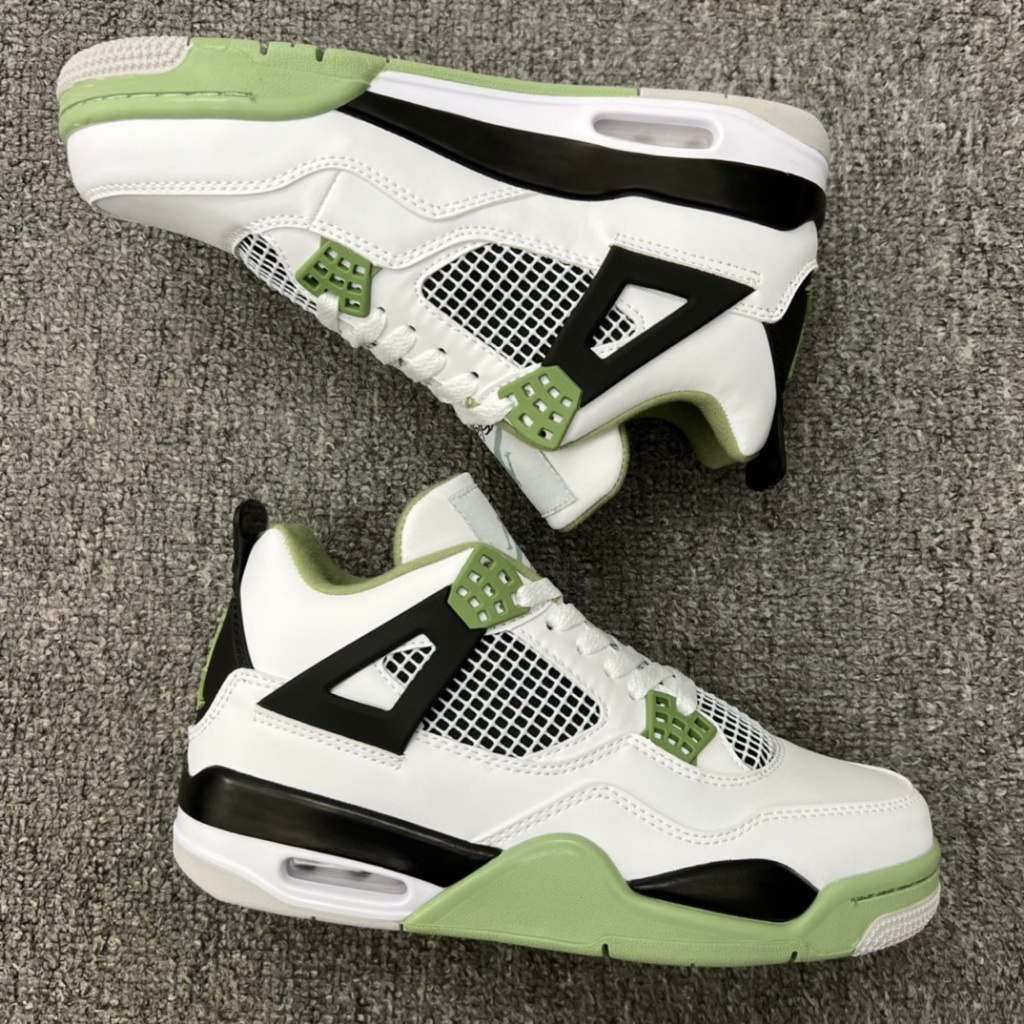รองเท้าบาสเก็ตบอล Air Jordan 4 "Seafoam" Water Duck Green aj4 Jordan ...