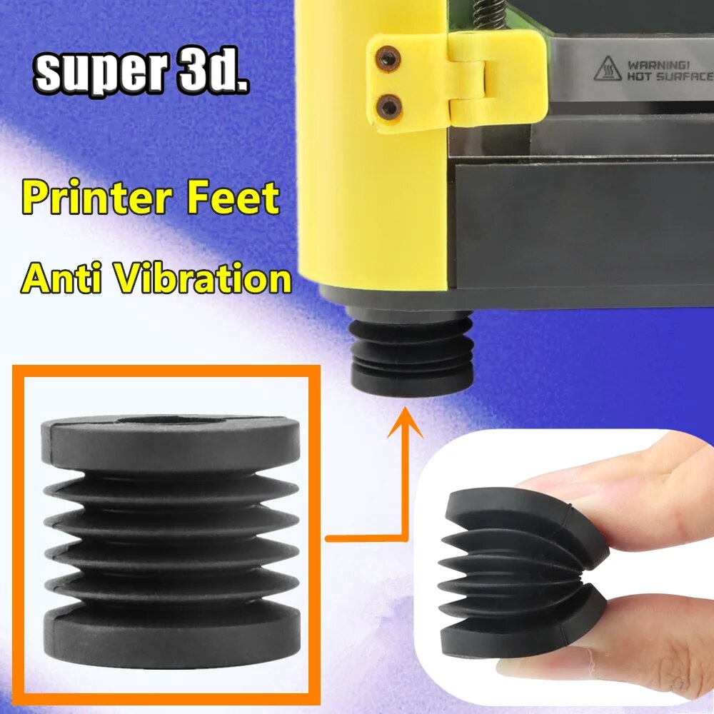 Anti Vibration Printer Feet for Bambu Lab x1 Series P1P Universal Anti ...
