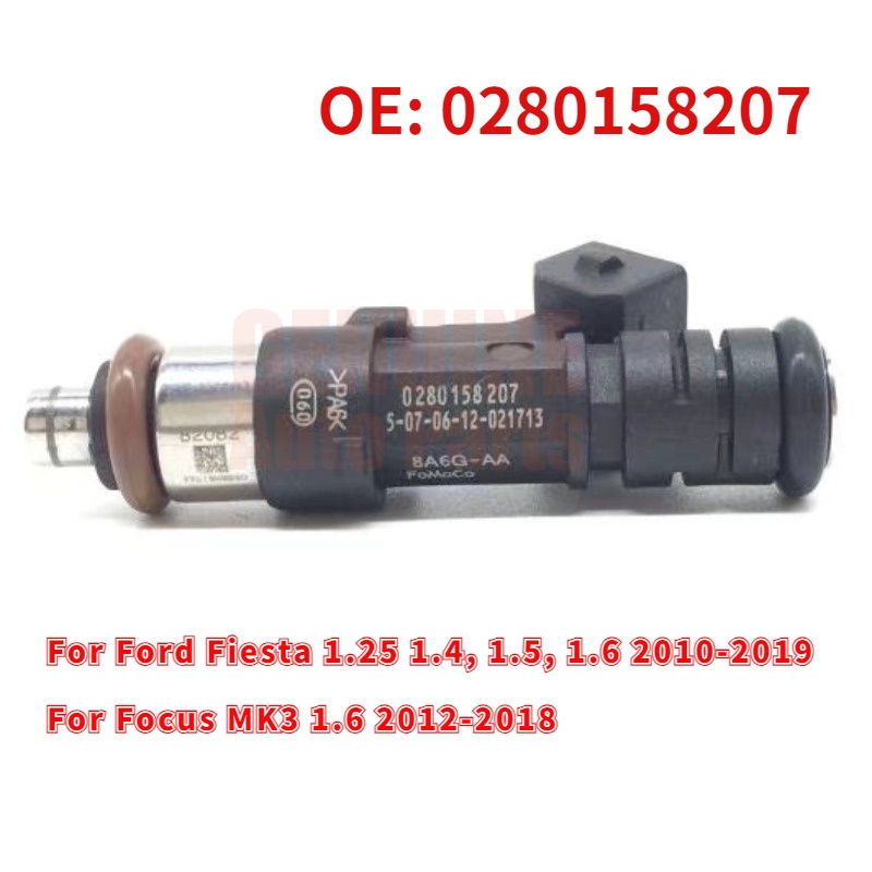 หัวฉีดน้ํามันเชื้อเพลิง สําหรับ Ford Fiesta 2010-2019 / Focus MK3 2012 ...