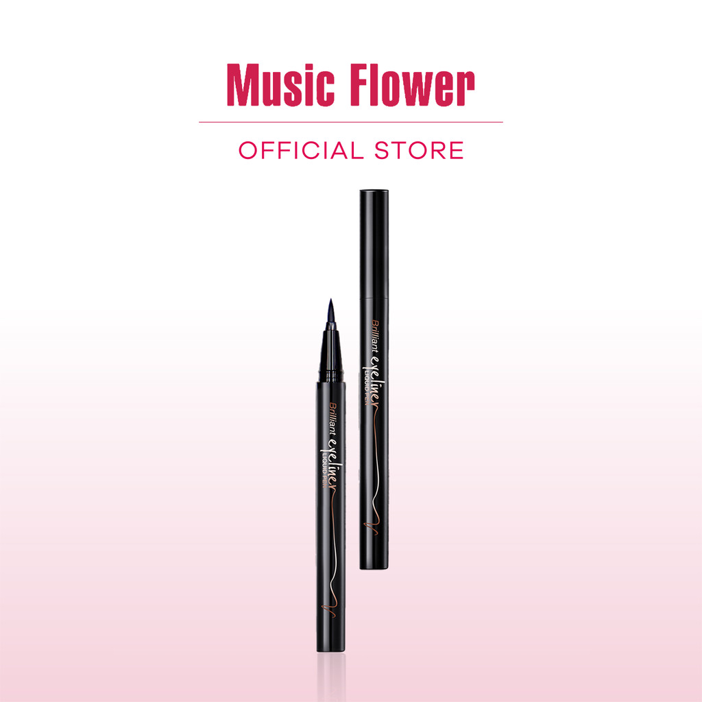 [Music Flower] BRILLIANT LIQUID EYELINER PEN บริลเลียนท์ ลิควิค อายไลเน ...