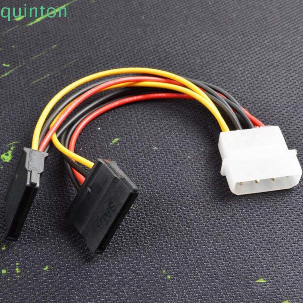 Quinton SATA Power Cable Y Splitter 20 ซม.PSU Extension Cable Power ...