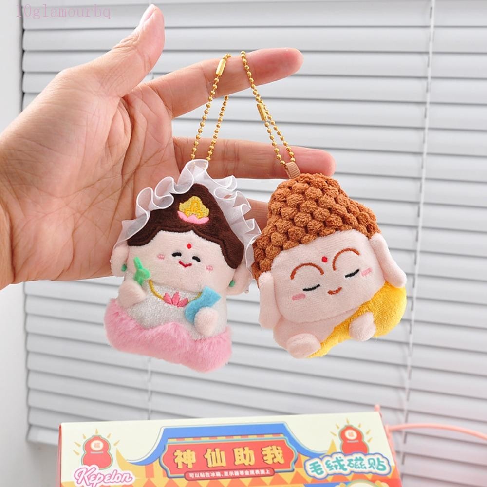 Glamourbq แม่เหล็กติดตู้เย็นเทพเจ้าจีน, Qin Shubao Moon Lord Magnetic ...