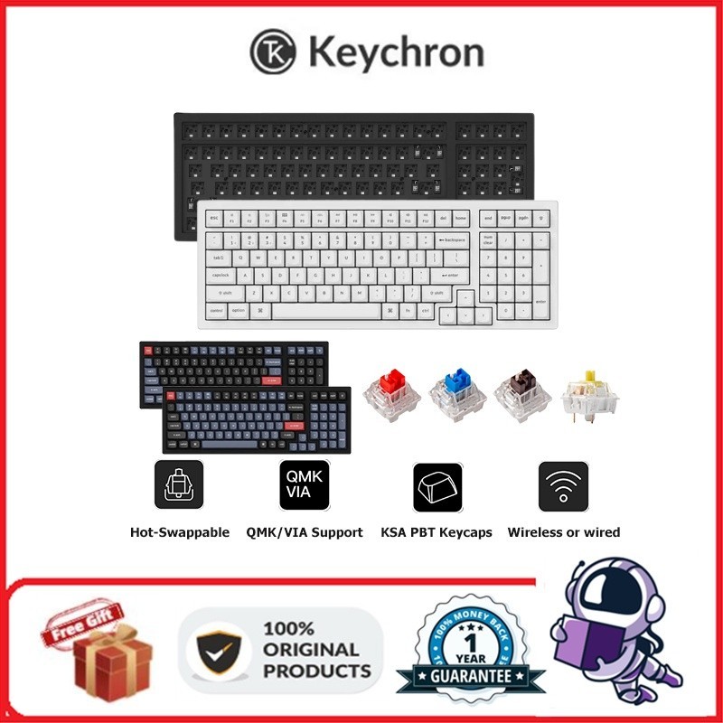 Keychron K4 Pro QMK/VIA คีย์บอร์ดไร้สาย Bluetooth | Shopee Thailand