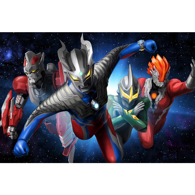 Ultraman Zero wooden jigsaw puzzle 1000 pieces educational toys Tiga ...