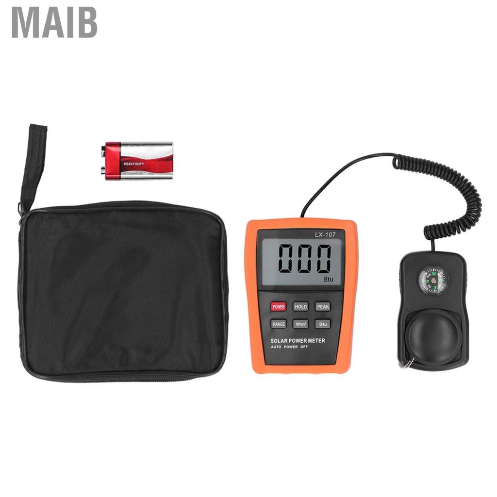 Maib Digital Solar Tester Portable Energy Meter Fast Sampling High ...
