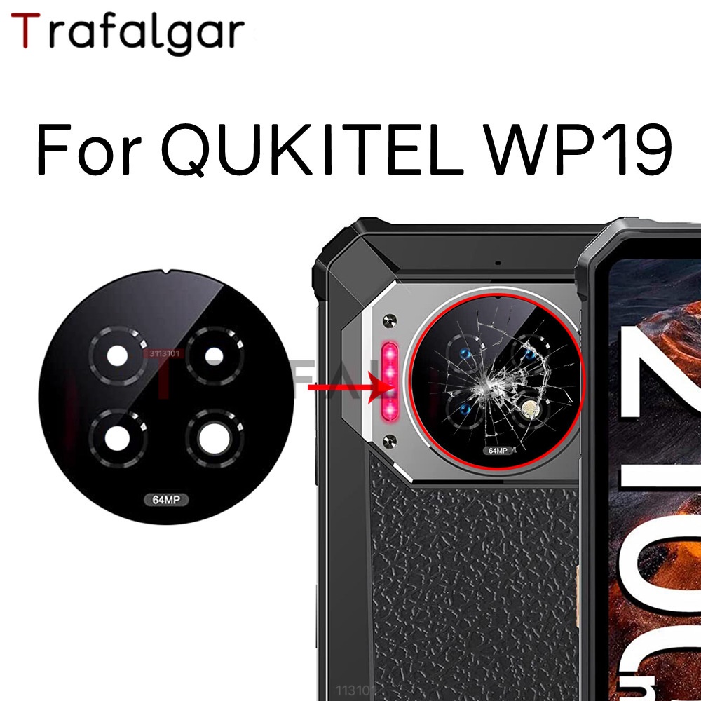 เลนส์กระจกกล้องด้านหลัง แบบเปลี่ยน พร้อมสติกเกอร์กาว สําหรับ Oukitel WP19 | Shopee Thailand
