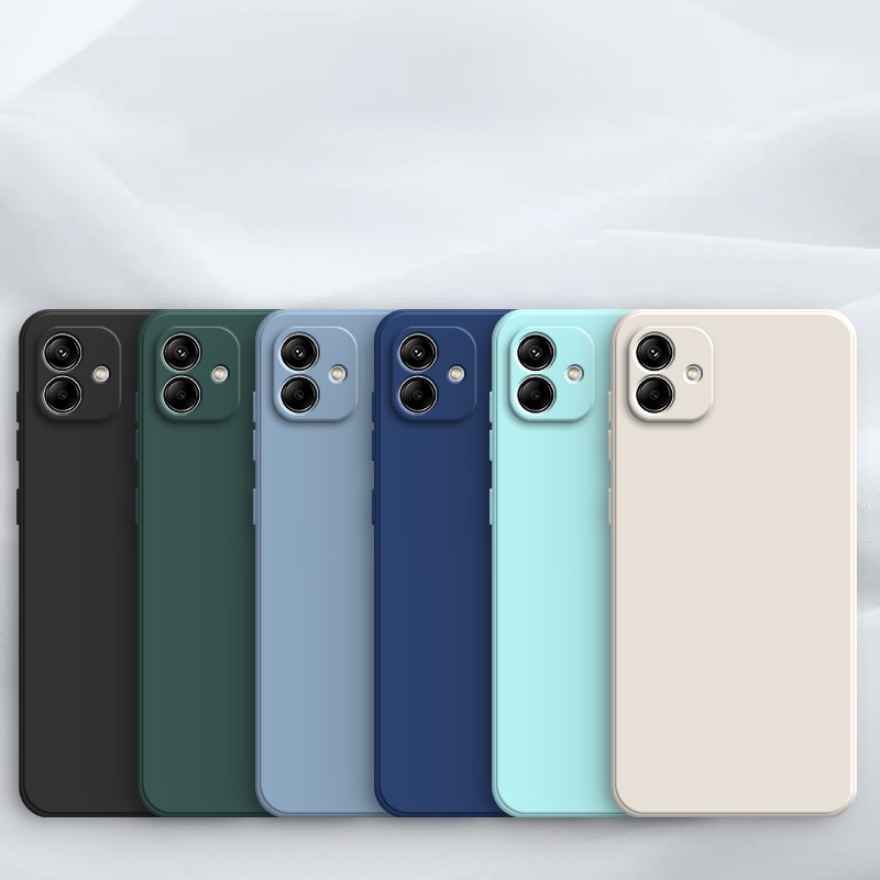 เคส Samsung A05 A05S A04 A04S A03 A03S A02 A02S Straight Sided Silicone ...