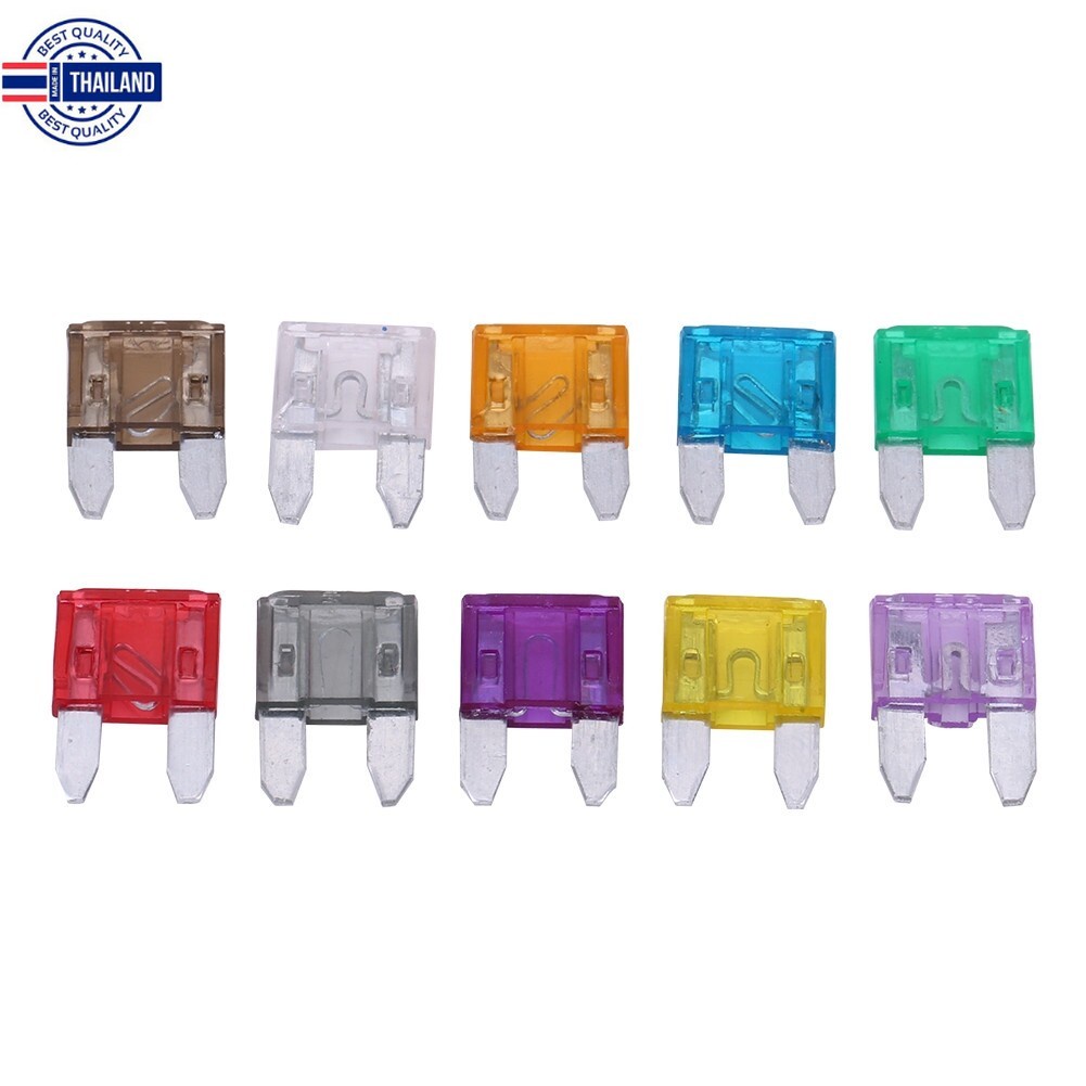 FUSE ฟิวส์รถยนต์ MINI Fuse มินิฟิวส์ ขนาดแอมป์ 2A, 3A, 5A, 7.5A, 10A, 15A, 20A, 25A, 30A, 35A มี ...