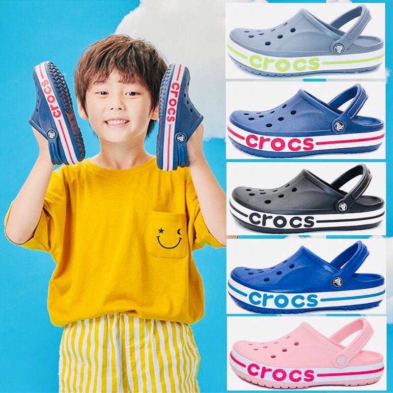Crocs bayaband รองเท้าเด็กอุดตัน ราคาถูกกว่าร้านค้า รองเท้า Crocs เด็ก ...