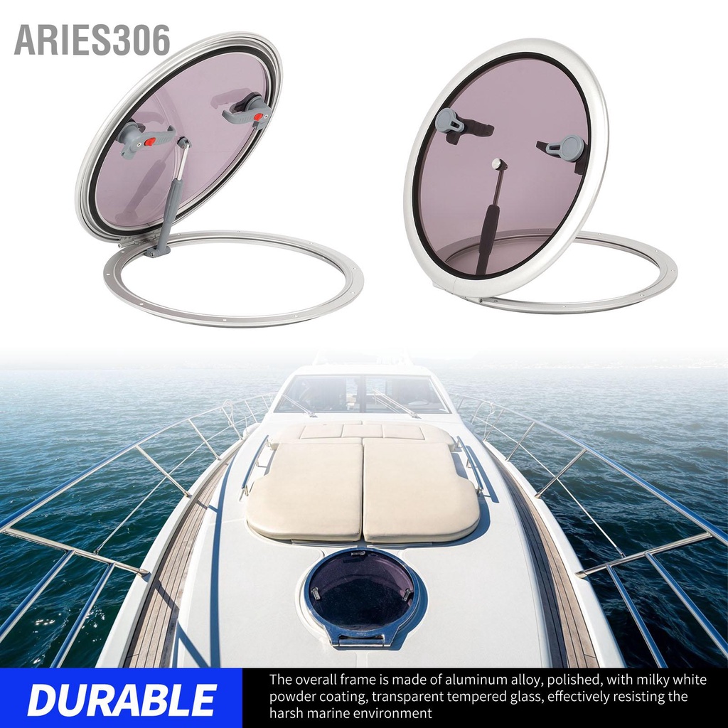 Aries306 418 มม.เรือ Porthole หน้าต่าง UV Proof Seal กันน้ำ Heavy Duty ...