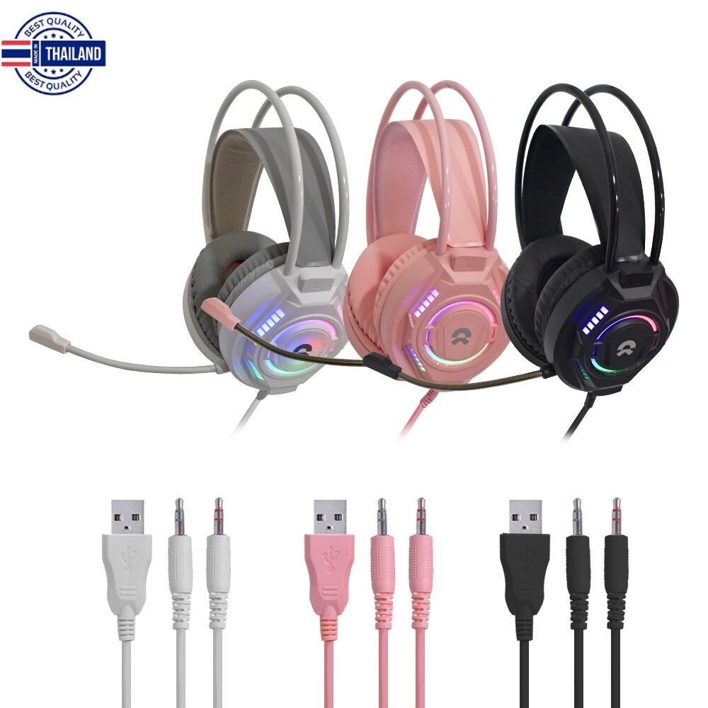 หูฟัง หูฟังเล่นเกมส์ หูฟังเกมมิ่งส์ Oker G225 PRO GAMING HEADSET Jack 3.5+USB รัประกัน 6 เดือน ...