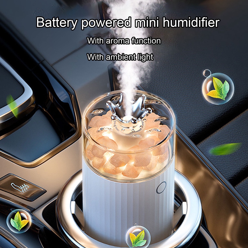 Daily U MINI Humidifier 240ml พร้อมเกลือทะเล AROMA USB ชาร์จ ...