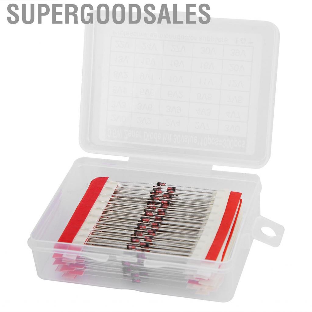 Supergoodsales Diodes Assortment Kit 300Pcs 12v One Way Diode ...