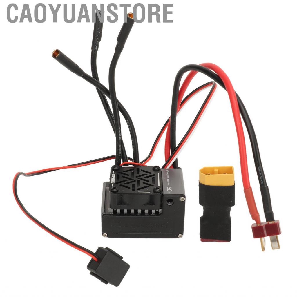 Caoyuanstore RC Motor Speed Controller 2S‑3S 60A Brushless ESC ...