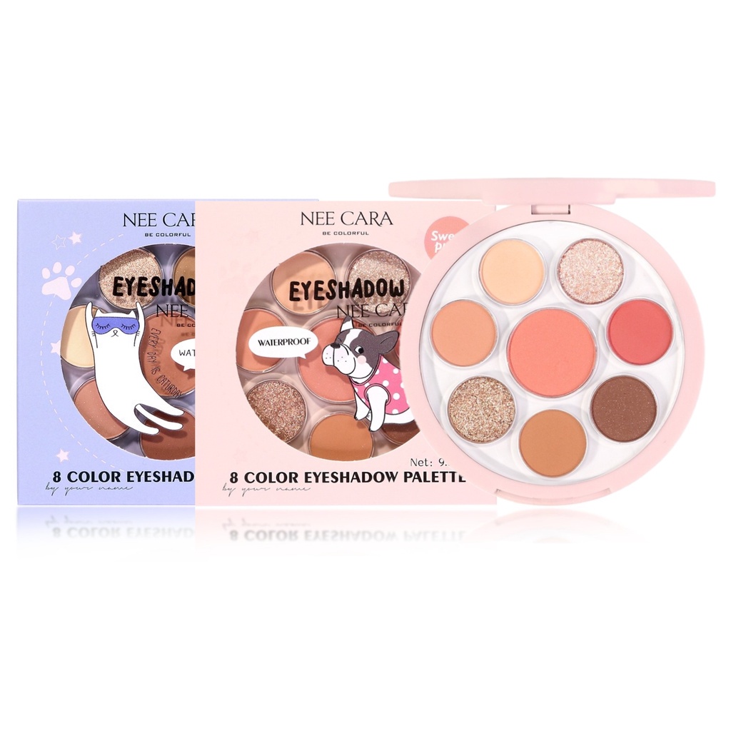 ♦️ของแท้·ส่งด่วน·ถูก♦️Nee Cara 8 Color Eyeshadow Palette #N337 ...