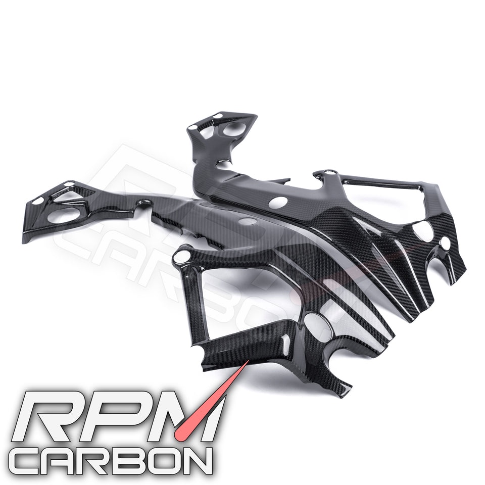 BMW S1000RR S1000R ครอบเฟรม เต็มตัว เพียวคาร์บอน Carbon Fiber Frame ...