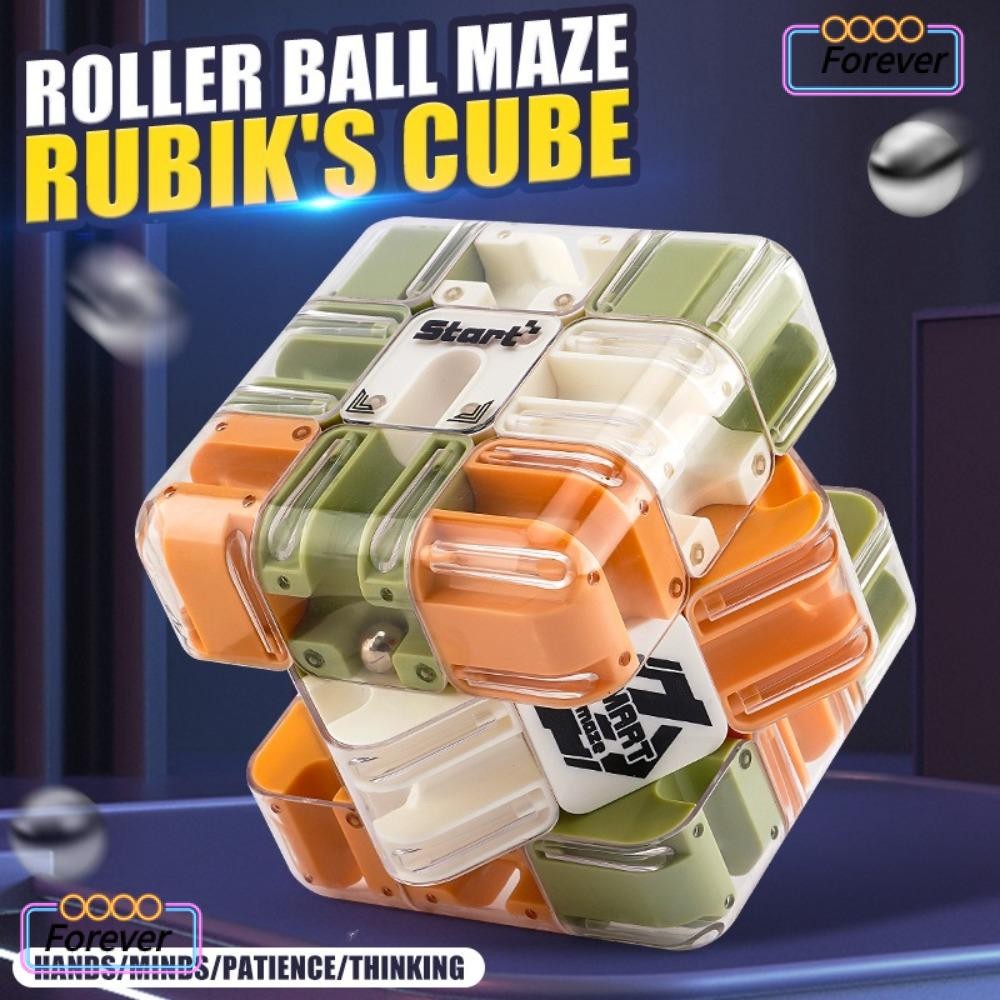 Forever Maze Magic Cube, หกด้านโปร่งใสปริศนาก้อนเขาวงกตของเล่น,ร้อนความ ...