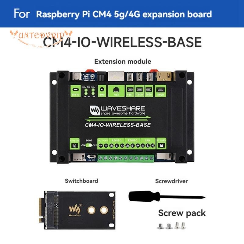 Cm4 โมดูลขยาย Gigabit Ethernet 5G/4G บอร์ดขยาย M.2/Mini-PCIe สําหรับ ...