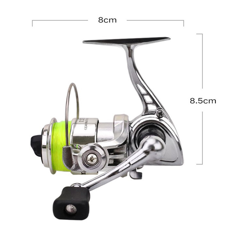[Eao] Pocket Mini 100 Spinning Reel Fishing Tackle รอกหมุนขนาดเล็ก 4.3 ...