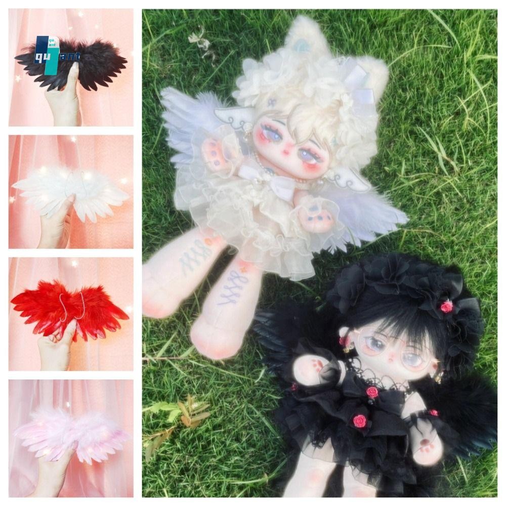 Quantumsky Idol ตุ๊กตา Plush Wing, ตุ๊กตา Plush Soft Wing ตุ๊กตาผ้าฝ้าย, DIY Kawaii เกาหลี Kpop ...