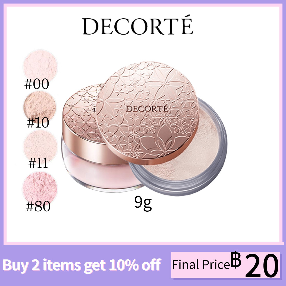แท้ % 】Decorte powder 9g Poudre Libre Cosme #00 Translucent #10 Misty ...