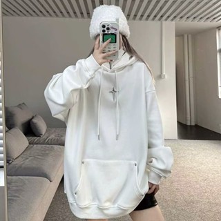 เสื้อโค้ทกันหนาว คอสูง มีฮู้ด ทรงหลวม แต่งซิปครึ่ง แฟชั่นสไตล์สตรีท ...