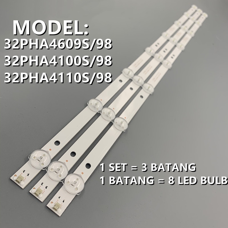 แบ็คไลท์ทีวี LED 32 นิ้ว 32PHA4110S 98 32PHA4609S 98 32PHA4100S 98 Philips | Shopee Thailand