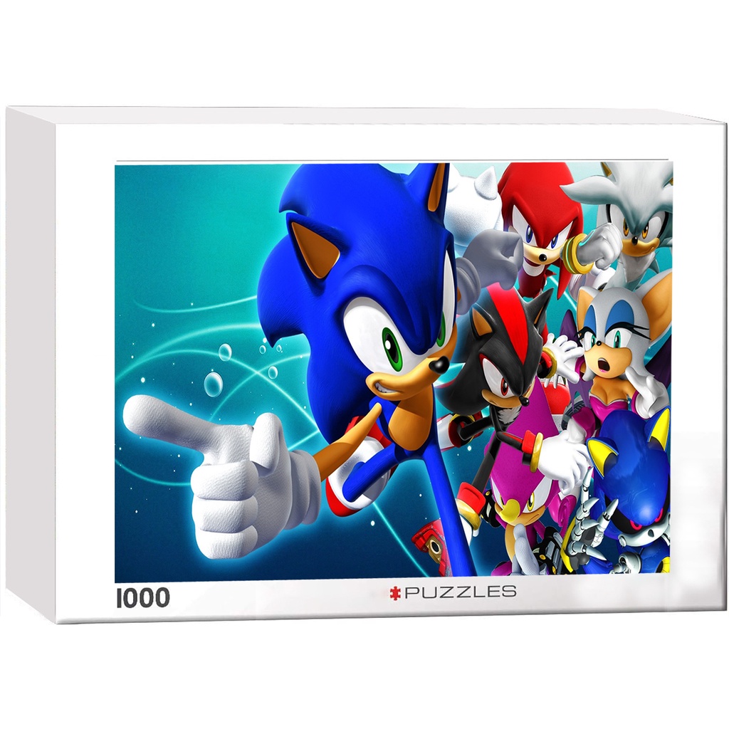 จิ๊กซอว์โลหะ รูปการ์ตูนอนิเมะ Sonic the Hedgehog Machine Knuckles ของ ...