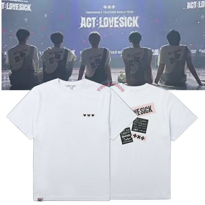 แฟชั่นใหม่ เสื้อยืด TXT ACT LOVE SICK in Seoul 2022 พิมพ์ลาย DTF ...