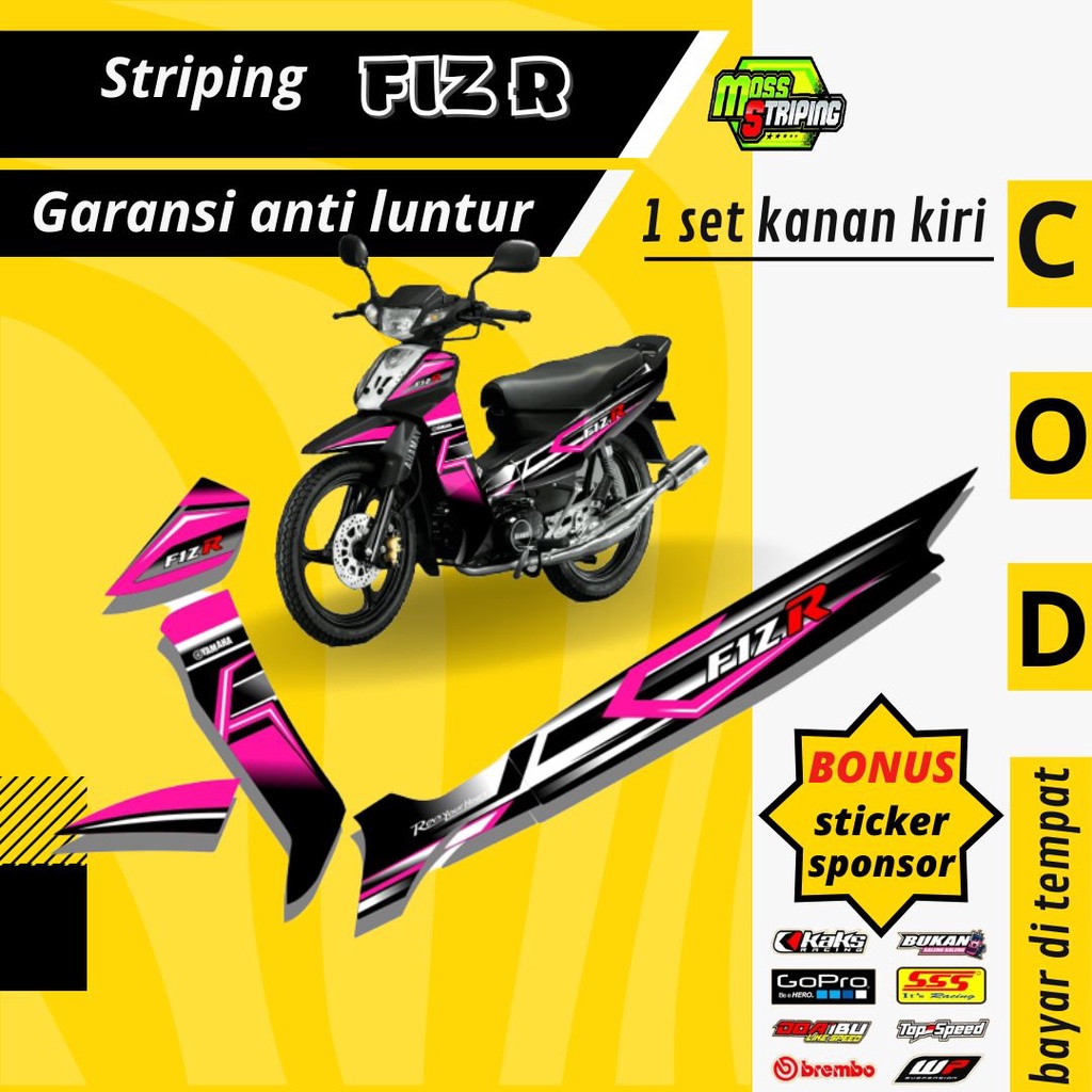 Fiz R, FIZR, FIZ-R สติ๊กเกอร์สติ๊กเกอร์สติ๊กเกอร์มอเตอร์ไซค์เต็มตัวกึ่ง ...