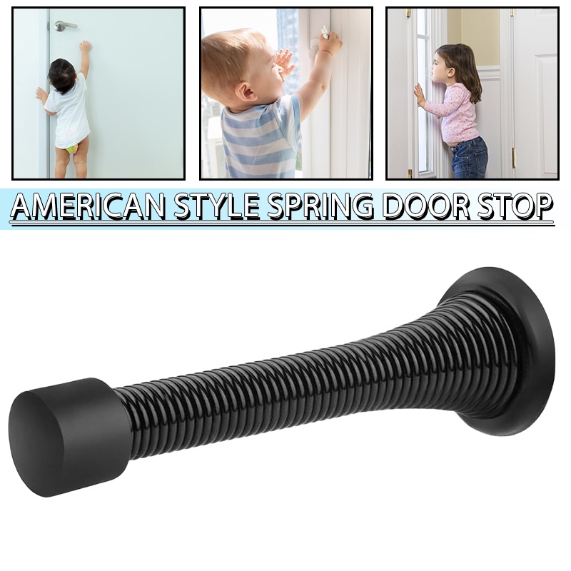 Spring Door Stopper Door Stops for Bottom of Door Doorstop Door Slam ...