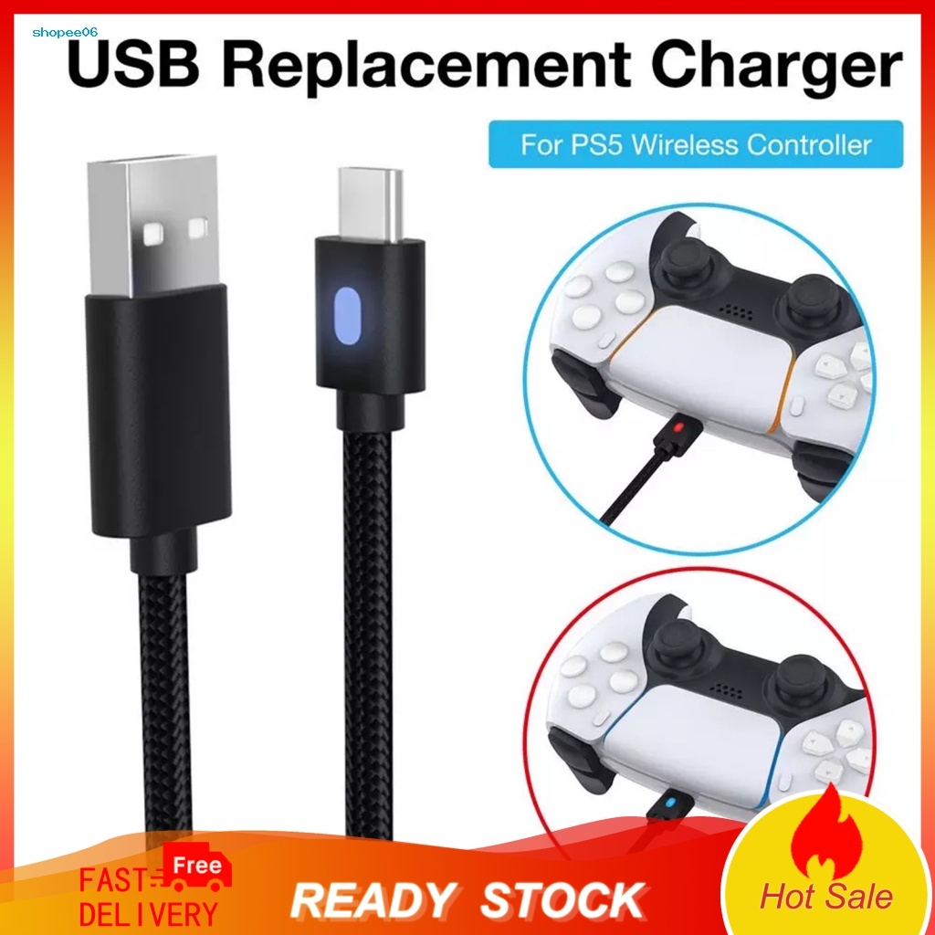 Setn สายชาร์จ Type-C แบบพลาสติก ชาร์จเร็ว สําหรับจอยเกม PS5 | Shopee Thailand