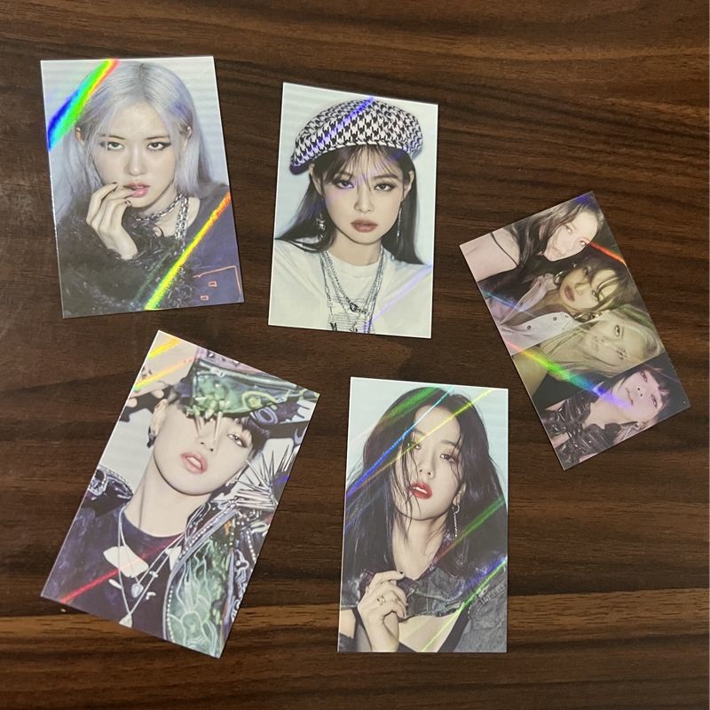 ของแท้ พร้อมส่ง โฟโต้การ์ด BLACKPINK Bonus WD Flash Card Kim Ji-soo JENNIE Park Chae-young LISA ...