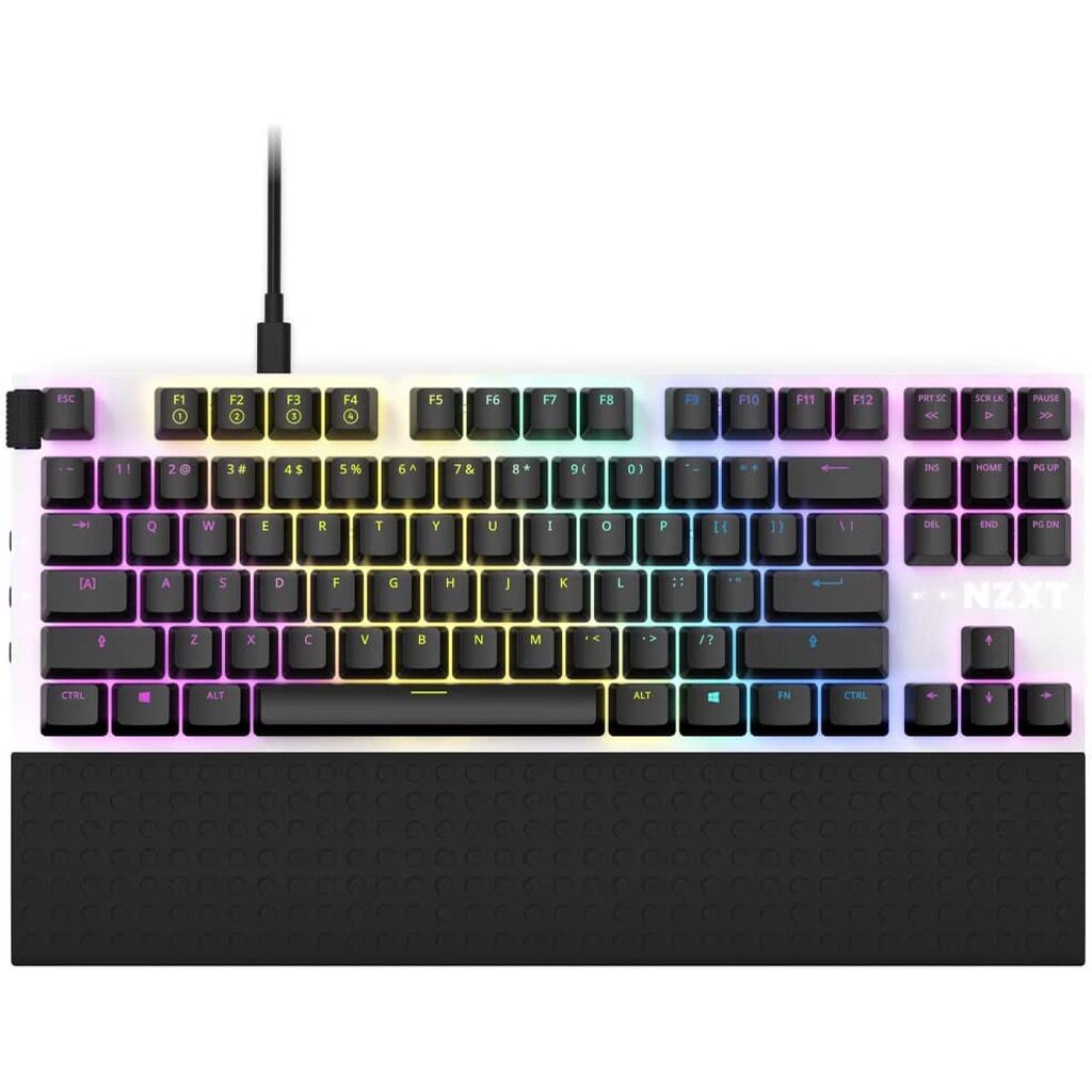 NZXT Function Tenkeyless US RGB Hot Swappable Mechanical Keyboard ...