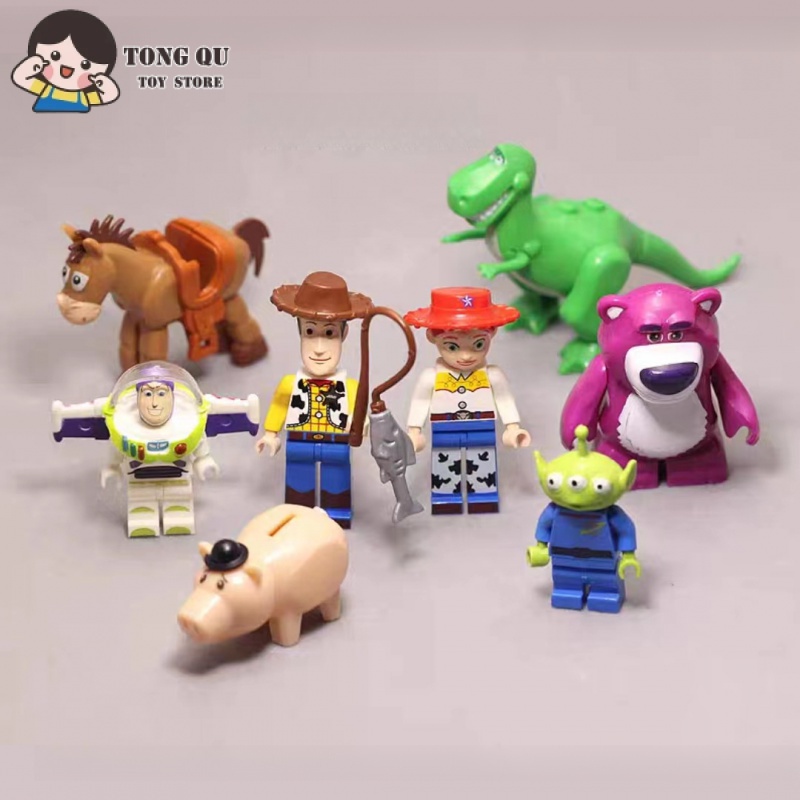 โมเดลฟิกเกอร์ อนิเมะ Buzz Lightyear Building Block ของเล่น ของสะสม ...