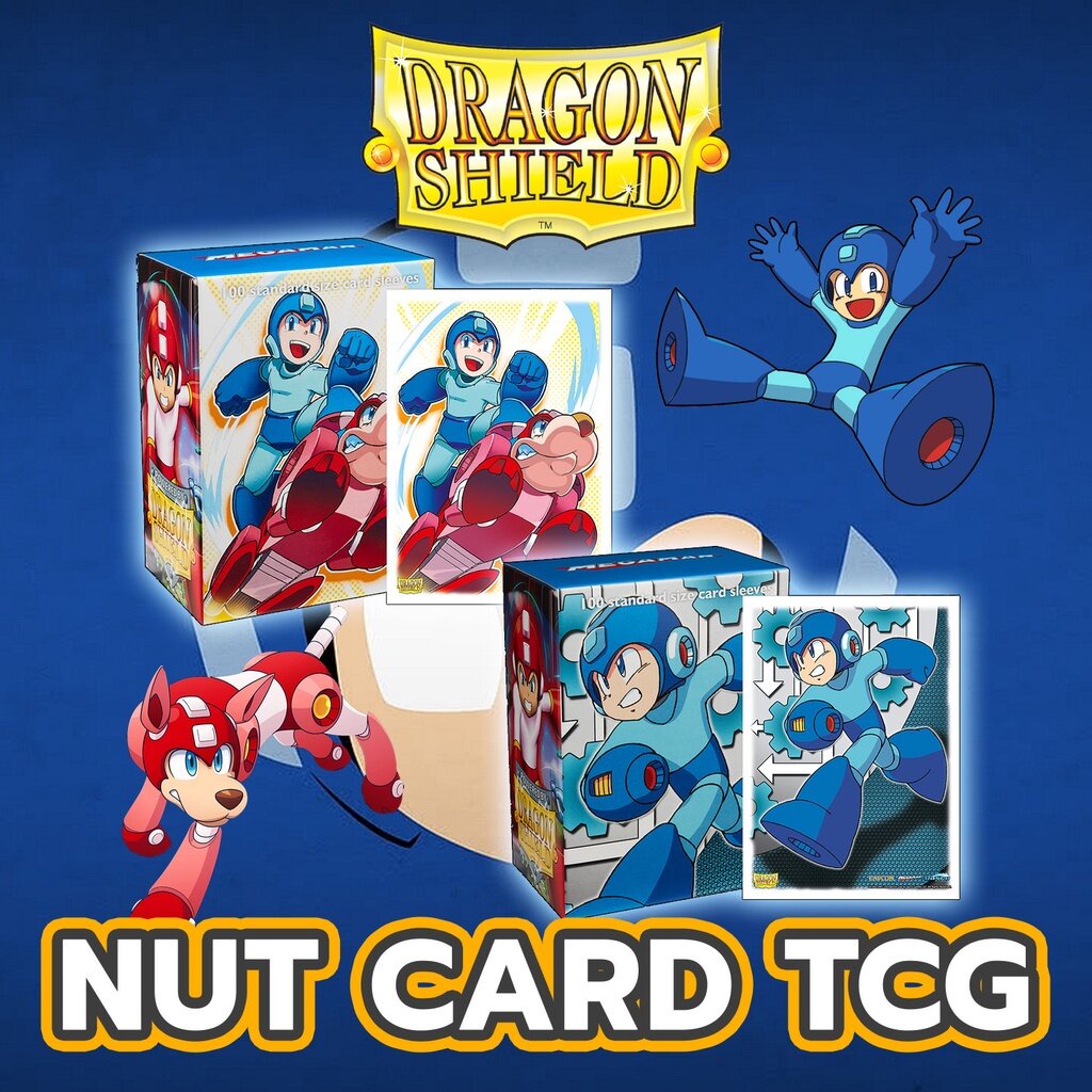 [Dragon shield] Mega Man - Classic Art Sleeves - Standard Size | Shopee ...