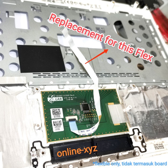 สายเคเบิ้ลทัชแพด แบบยืดหยุ่น สําหรับ Asus X43S X43E K43S K43E A43S A43E ...