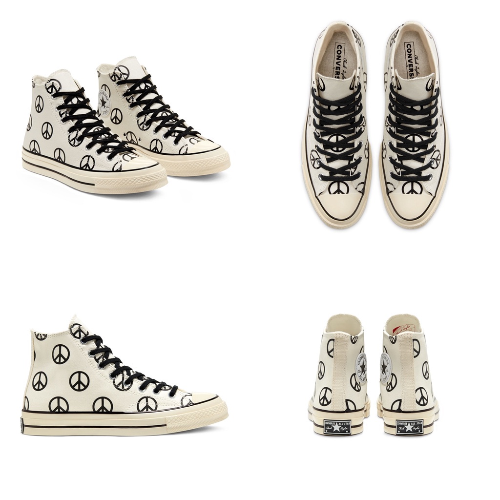 [โค้ด DDX19DEC ลดอีก20%] CONVERSE Chuck Taylor All Star 70 (Peace Sign ...