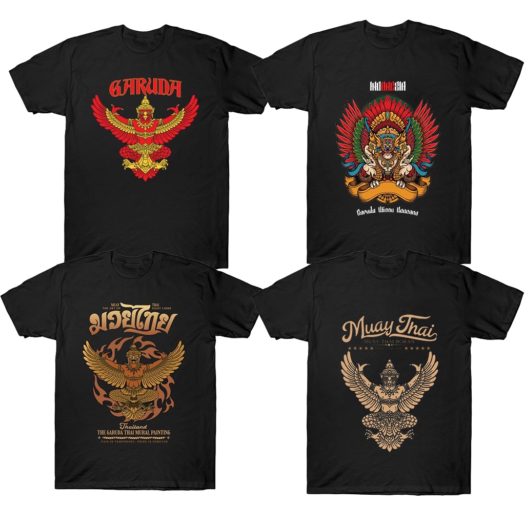 Muay Thai Boran Sak Yant The Garuda T-shirt/เสื้อมวยไทยโบราณสักยันต์เทพ ...