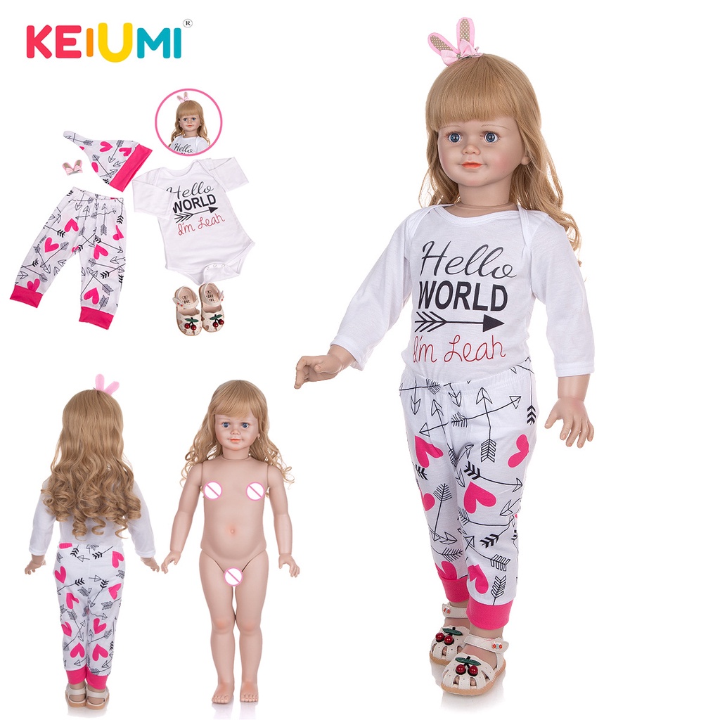 Keiumi ตุ๊กตาเด็กทารกแรกเกิดจําลอง กาวเต็มตัว ขนาด 30 นิ้ว | Shopee Thailand