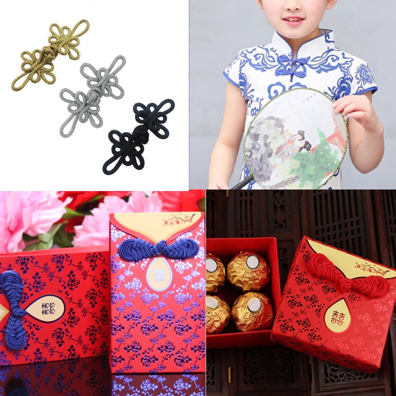 Lala ปุ่มเสื้อถังจีนอเนกประสงค์ Cheongsam Fastener ปุ่มปุ่ม DIY Knot ...