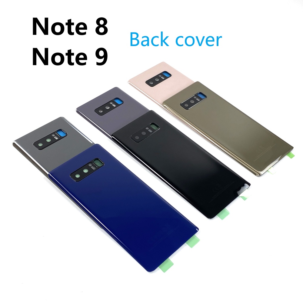 ฝาหลังแบตเตอรี่ประตู Note9 Note8 สําหรับ SAMSUNG Galaxy หมายเหตุ 8 N950 หมายเหตุ 9 N960 กระจก ...