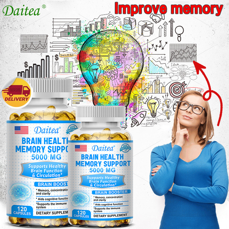 Daitea Brain Supplement - 5000 Mg อาหารเสริมเพิ่มความจําและความจํา ...
