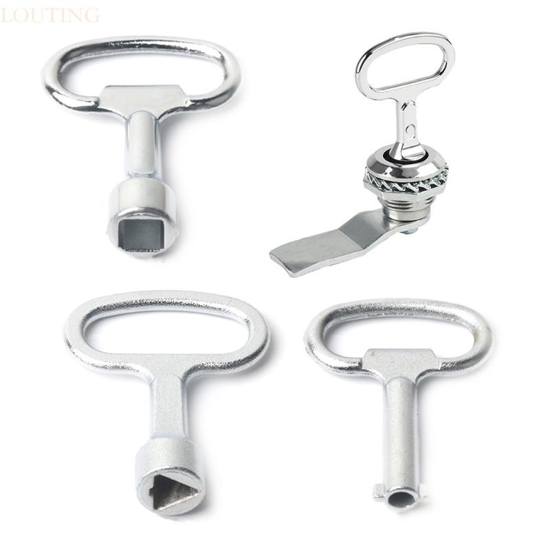 Louting Metal Electric Cabinet Key Universal Triangle Square Round Key ...