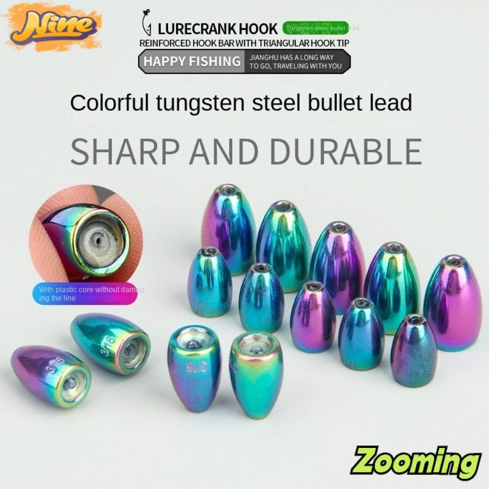 Zooming 1/2/3/4/5pcs Sinker, เพิ่มน้ําหนักเพิ่มเติมตกปลาทังสเตน fall, คุณภาพสูง Tear Drop Quick ...